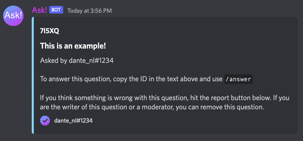 Add Ask! Discord Bot | The #1 Discord Bot List